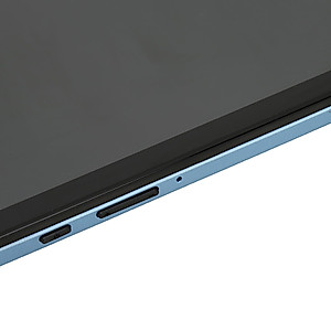 ICRPSTU WiFi Tablet, Octa Core FDH Screen 5G WiFi 10.1 Inch Tablet Dual Speakers 8GB RAM 256GB ROM with USB Cable for Reading for Game (Blue)