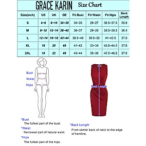 GRACE KARIN Formal Dresses for Women Wedding Guest Summer Sleeveless T Shirt Dress Black L