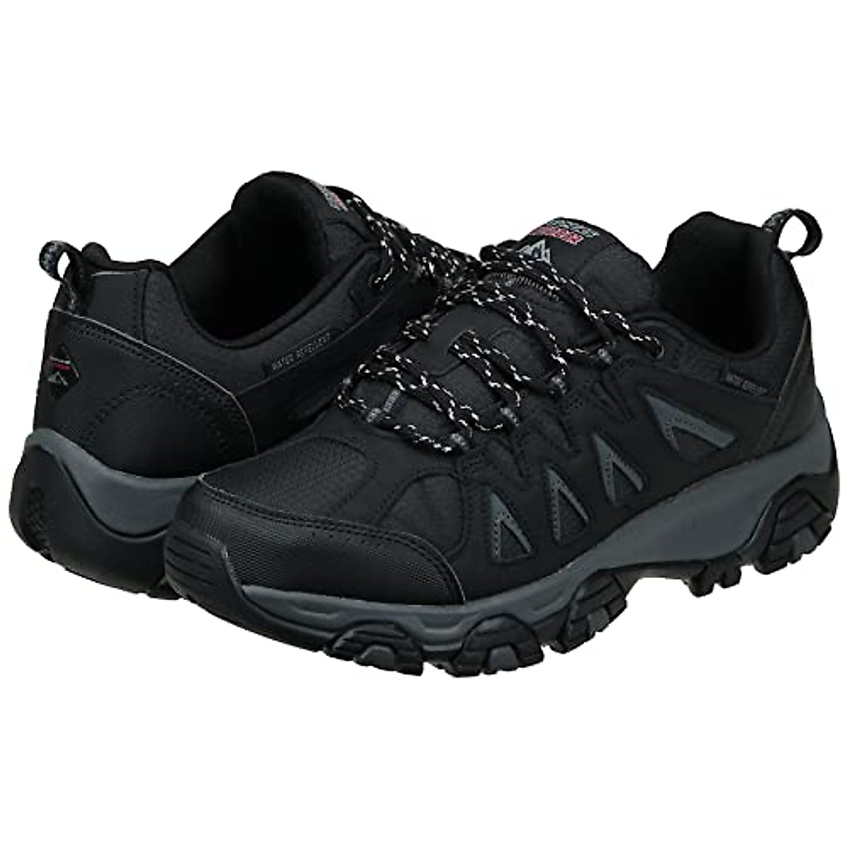Skechers Mens Terrabite Black/Charcoal 12 EE - Wide