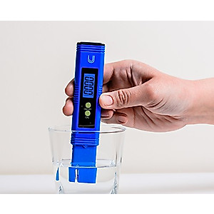 Digital pH Meter - Water Quality Tester, 0.01 High Accuracy and ATC, x6 Calibration Packs - pre calibrated pH Meter for Water, Pool, Soil, Hydroponics, Aquarium, Beer Brewing, Wine, Food, Urine, lab