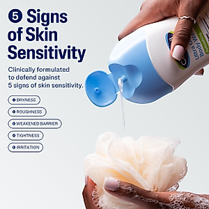 Cetaphil Ultra Gentle Refreshing Body Wash, Refreshing Scent For Dry to Normal, Sensitive Skin, 16.9oz Pack of 3, with Aloe Vera, Calendula, Vitamin B5, Hypoallergenic, Dermatologist Tested