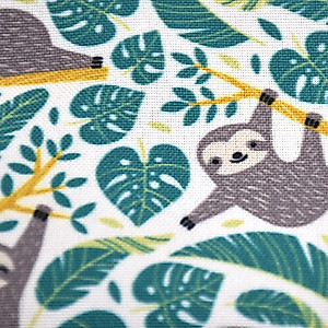 Cute Animal Sloth Coin Purses Water Resistant Mini Wallet Change Holders Credit Cards Key Storage Bag Coin Pouch(2Packs)