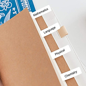 Phomemo D30 Label Maker Tape Black on White Sticker Thermal Paper Self-Adhesive Label Tape, 12 x 40mm ( 3/8" x 1 1/2") 160 Tapes/Roll, 3-Roll