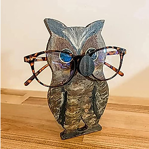 Yaoercty Delivered Before Christmas - Cute Creative Animal Glasses Rack Holder, 1PC Cute Wooden Animal Shaped Glasses Frame Home Office Desktop Decor,Valentine's Day (A)