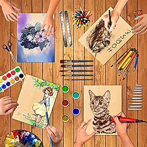 PlankKers Basswood Sheets 12"x8"x1/16" (12 Pack)- Thin Balsa Wood Sheets for Craft, Laser, Wood Burning, DIY Projects-Unfinished Plywood Sheets with Smooth Surfaces Can Be Cut and Painted to Any Shape