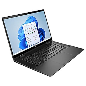 HP 2022 Envy X360 2-in-1 Touch Screen Laptop, 15.6" FHD IPS Display, AMD 6-Core Ryzen 5 5625U (Beat i7-1265U), 8GB DDR4 RAM, 512GB PCIe SSD, USB-C, HDMI, WiFi 6, SD Card Reader, Backlit KB, Win 11