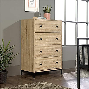 Sauder North Avenue Dresser, L: 26.61" x W: 15.83" x H: 40.08", Charter Oak Finish