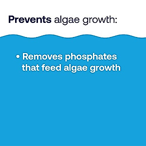 HTH 67069 Swimming Pool Care Phosphate Remover - Clears Cloudy Water and Prevents Algae Growth