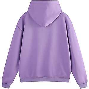 Maener Novelty Hoodie Drugs R Bad Cartoon Graphic Hooded Pullover for Men Women Unisex(Purple)