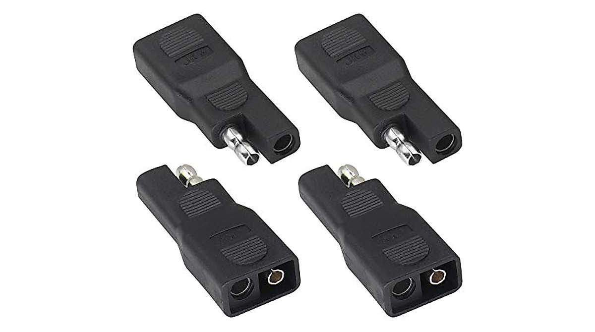 SAE to SAE Polarity Reverse Adapter 4Pack - Connects Solar & Automotive ...
