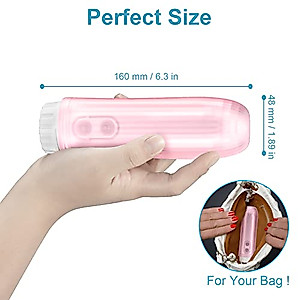 Portable Bidet-Electric Portable Travel Bidet Toilet Sprayer for Women Personal Hygiene Cleaning Soothing Postpartum Care, Perineal, Hemmoroid Treatment Outdoor Camping Pink