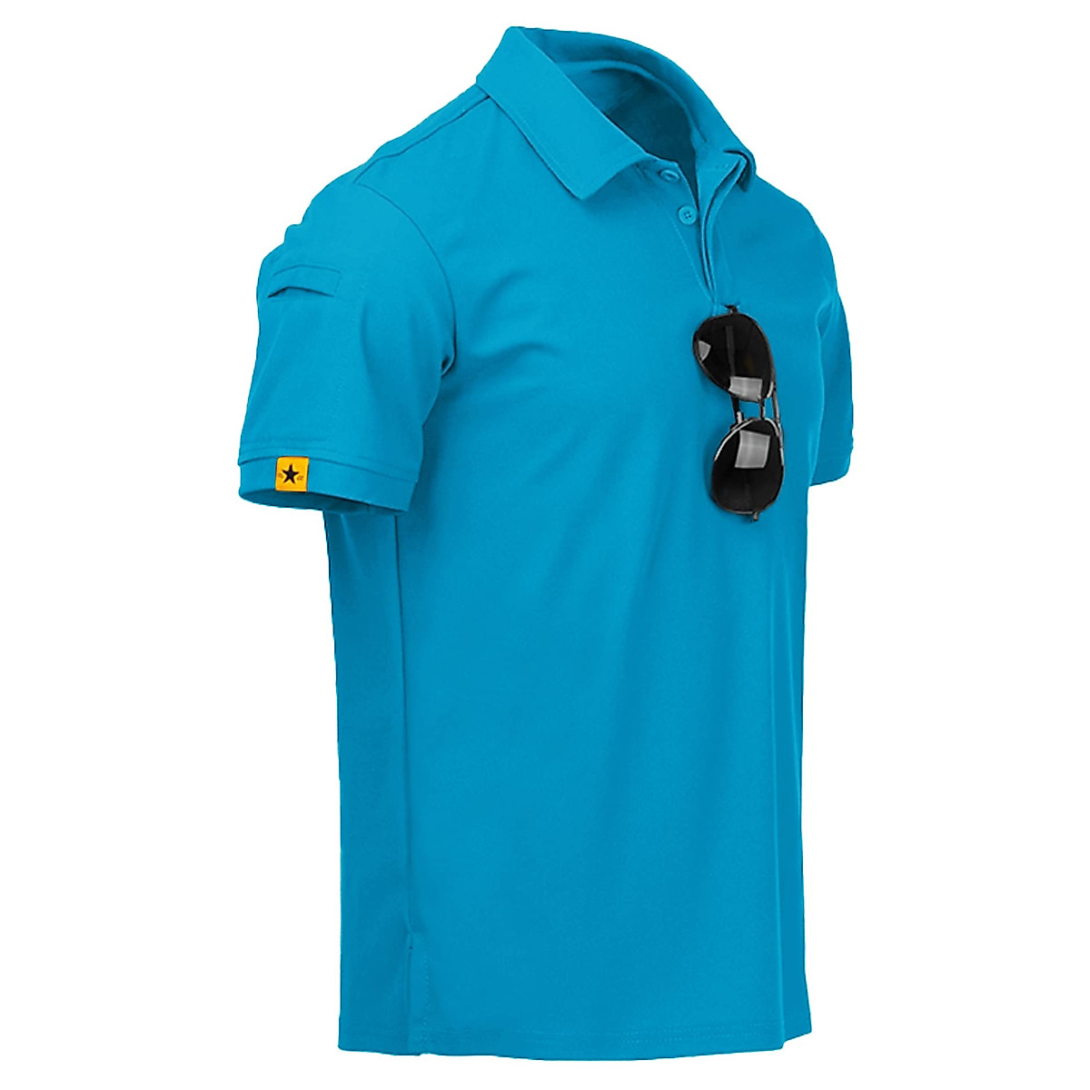 V VALANCH Short Sleeve Polo Shirts for Men 2 Pack Summer Shirt Moisture Wicking Golf Polo Tennis Shirt