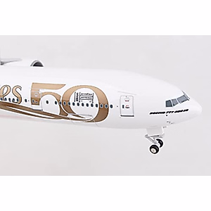Daron SkyMarks Emirates 777-300ER 1/200 w/Gear 50th Anniversary SKR1099