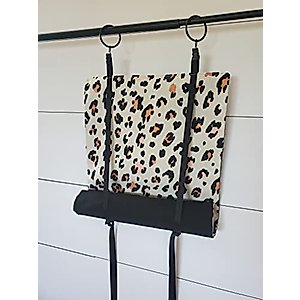 Classroom Door Curtain Boho Leopard with White Background