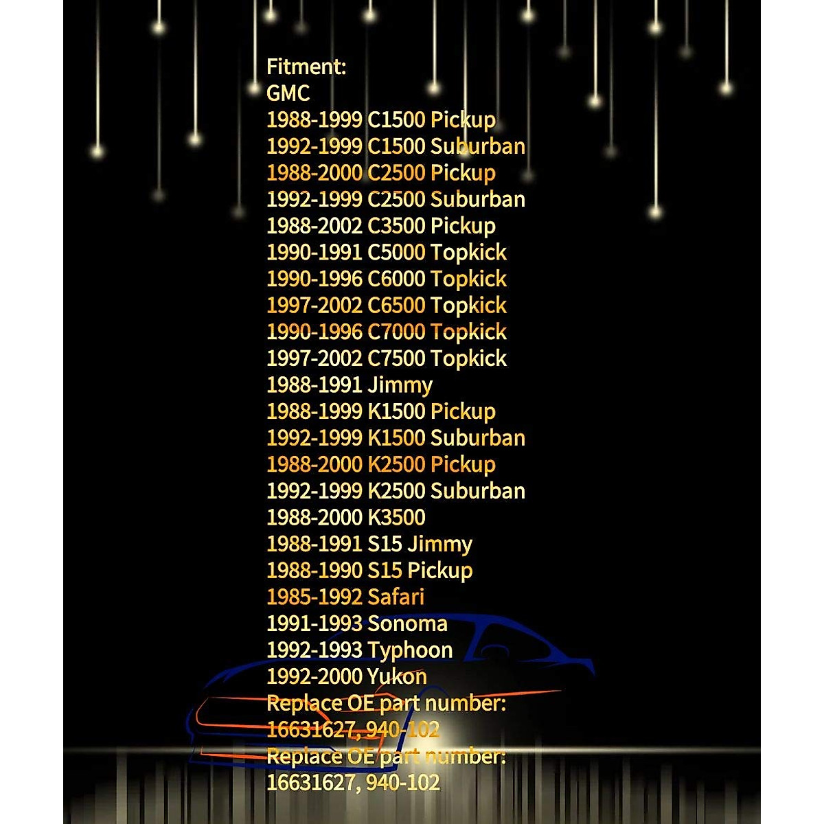 940-102 Power Door Lock Latch Actuator Assembly Front Left Driver Side for 1988-98 Truck Silverado Sierra Safari Astro Replace OE 16631627