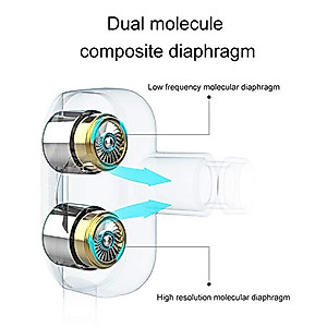 Newrys Universal Heavy Bass Stereo Wired Earphones, Sports Headsets with Mic,Noise Isolating,HiFi in-Ear Sports Headphones Black