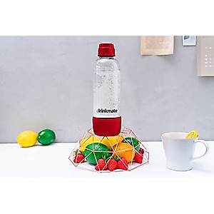 Drinkmate Carbonation Bottles (Twin-Pack) (1L, Red)