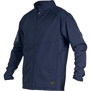 Rawlings Adult Gold Collection Mid-Weight Full-Zip Weather-Resistant Jacket, Navy, Medium