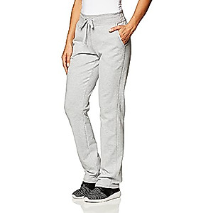 Hanes Women's French Terry Pant, Light Steel, Large