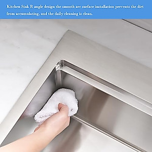 33-Inch Drop in Workstation Kitchen Sink - VOKIM 33 x22Inch Single Bowl Kitchen Sink 16 Gauge Stainless Steel 10'' Deep Handmade Kitchen Sink with Cutting Board& Strainer