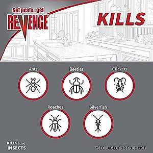 Revenge Invisible Roach Bait with Puffer Applicator, Kills Ants, Beetles, Roaches & More, Long Lasting Formula