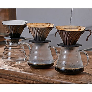 Hario V60 Metal Coffee Dripper, Size 02, Silver