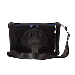 HminSen Case for Pritom M10 Tablet 10 inch,Silicone Stand Cover for QunyiCO Y10 Tablet 10 inch/Gateway Tablet 10 inch/Voger priorpad X100 Tablet 10 inch/Digiland Tablet Model:DL1036 (Black)