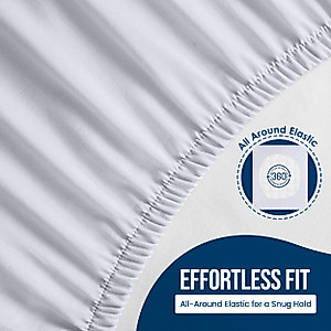 Utopia Bedding Waterproof Mattress Protector California King Size, Premium Terry Mattress Cover 200 GSM, Breathable, Fitted Style with Stretchable Pockets (White)