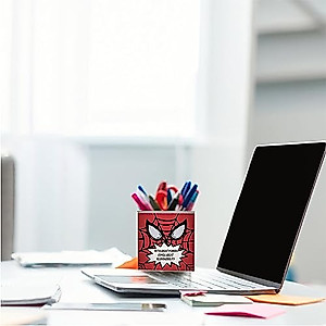 JOHSBYD Super Spiderman Gifts Leather Pencil Pen Holder Super Spiderman Fans Gifts Cosplay Movie Lover Gifts Birthday Graduation Gifts for Son Daughter (spiderman)