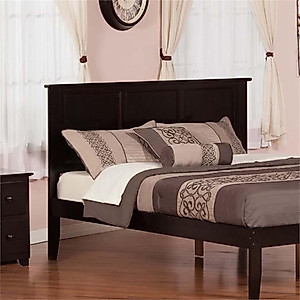 Leo & Lacey Queen Panel Headboard in Espresso