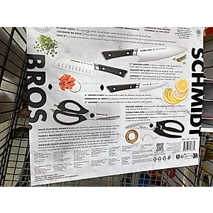 Schmidt Bros 5 Piece Knife & Shear Combo set BLACK, ART 1759378