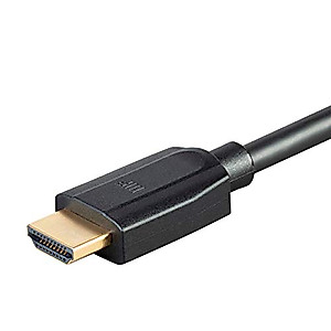 Monoprice 8K Ultra High Speed HDMI Cable - HDMI 2.1, 8K@60Hz, 4K@120Hz, 48Gbps, HDR, VRR, 15ft, Black