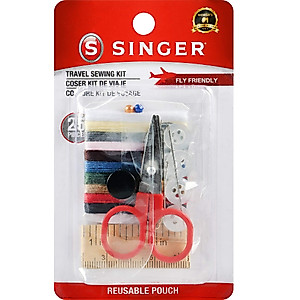 SINGER 00267 Sewing Kit in Reusable Pouch,