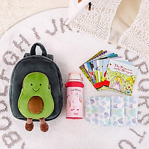 Lazada Avocado Toddler Backpack for Girls Kids Plush backpacks Green Baby Girl Gifts Age 3+