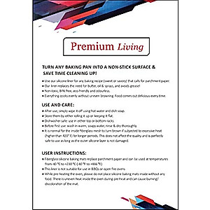 Silicone Baking mat, Half Sheet, 16.5" L x 11.5" W x 0.75 MM Thick, Reusable Baking Sheet Liner, Thick, Non-Stick, Easy Clean, Professional Grade, for Cookie, Pastry (3, Red)