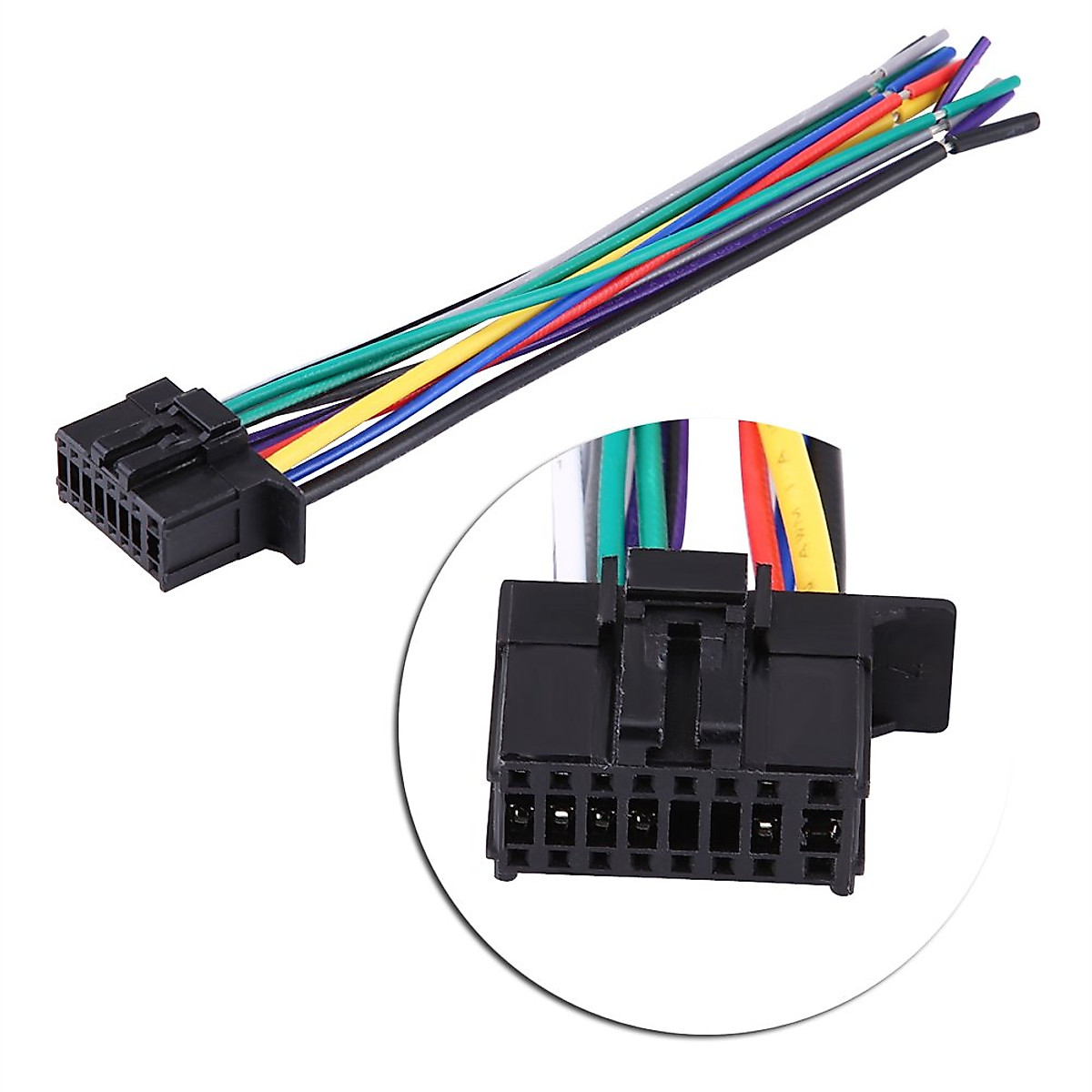 Stereo Radio Wire Harness Cable, 16 Pin Car Stereo Power Speaker Wire Harness CD Plug for Pioneer 2350 in-Vehicle Technology Supplies 16 Pin Radio Harness 16 Pin Radio Harness