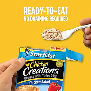 StarKist Chicken Creations, Chicken Salad, 2.6 oz Pouch (Pack of 12)