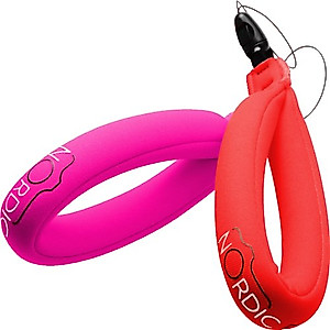 Nordic Flash Waterproof Camera Float (2-pack) Floating Strap for Underwater GoPro, Panasonic Lumix, Nikon AW110, etc. - Floats Your Device