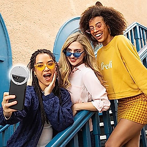 Whellen Selfie Ring Light with 36 LED for Phone/Tablet/iPad Camera [UL Certified] Portable Clip-on Fill Round Shape Light-White