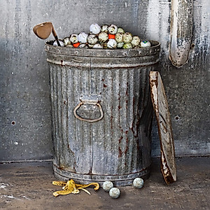 On Par 3 Pack Garbage Golf Balls, for The Worlds Worst Golfer, Idea