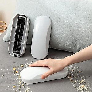 Crumb Brush, Reusable Handheld Crumb Sweeper Home Soft Hair Debris Collector for Table Bed Sheet Clothes Sofa