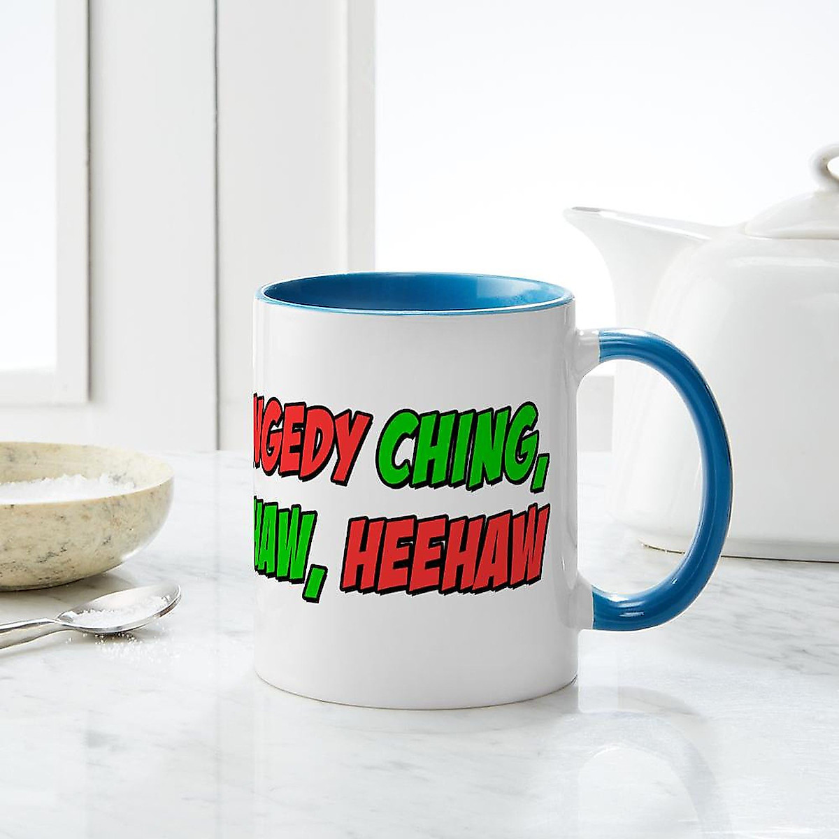 CafePress Italian Christmas Donkey Mug Ceramic Coffee Mug, Tea Cup 11 oz