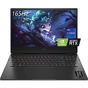 HP OMEN 16.1" QHD 165Hz Gaming Laptop, Intel Core i9-12900H, NVIDIA GeForce RTX 3060, 64GB DDR5 RAM, 2TB PCIe SSD, Backlit Keyboard, WiFi 6, HDMI, Thunderbolt 4, Win 11 H, w/CUE Accessories