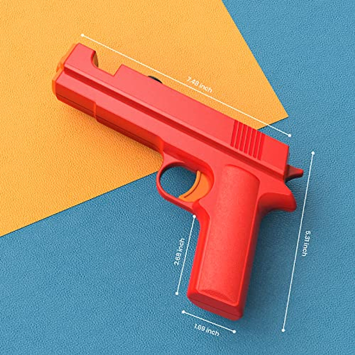 CODOGOY Shooting Game Gun Controller Compatible with Switch/Switch OLED Joy-Con, Hand Grip Motion Controller for Nintendo Switch Shooter Hunting Games (Blue + Red)
