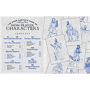 The Game Master's Book of Non-Player Characters: 500+ unique bartenders, brawlers, mages, merchants, royals, rogues, sages, sailors, warriors, weirdos ... RPG adventures (The Game Master Series)