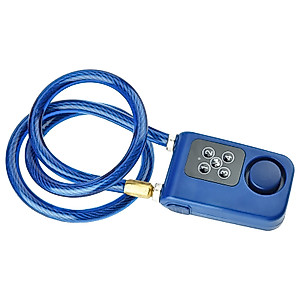 Bike Anti Theft Lock, Keyless Alarm Bike Lock Digital Password Security Lock Anti-Theft Smart Alarm Lock Smart Alarm Lock for Bike Motorcycle Gate