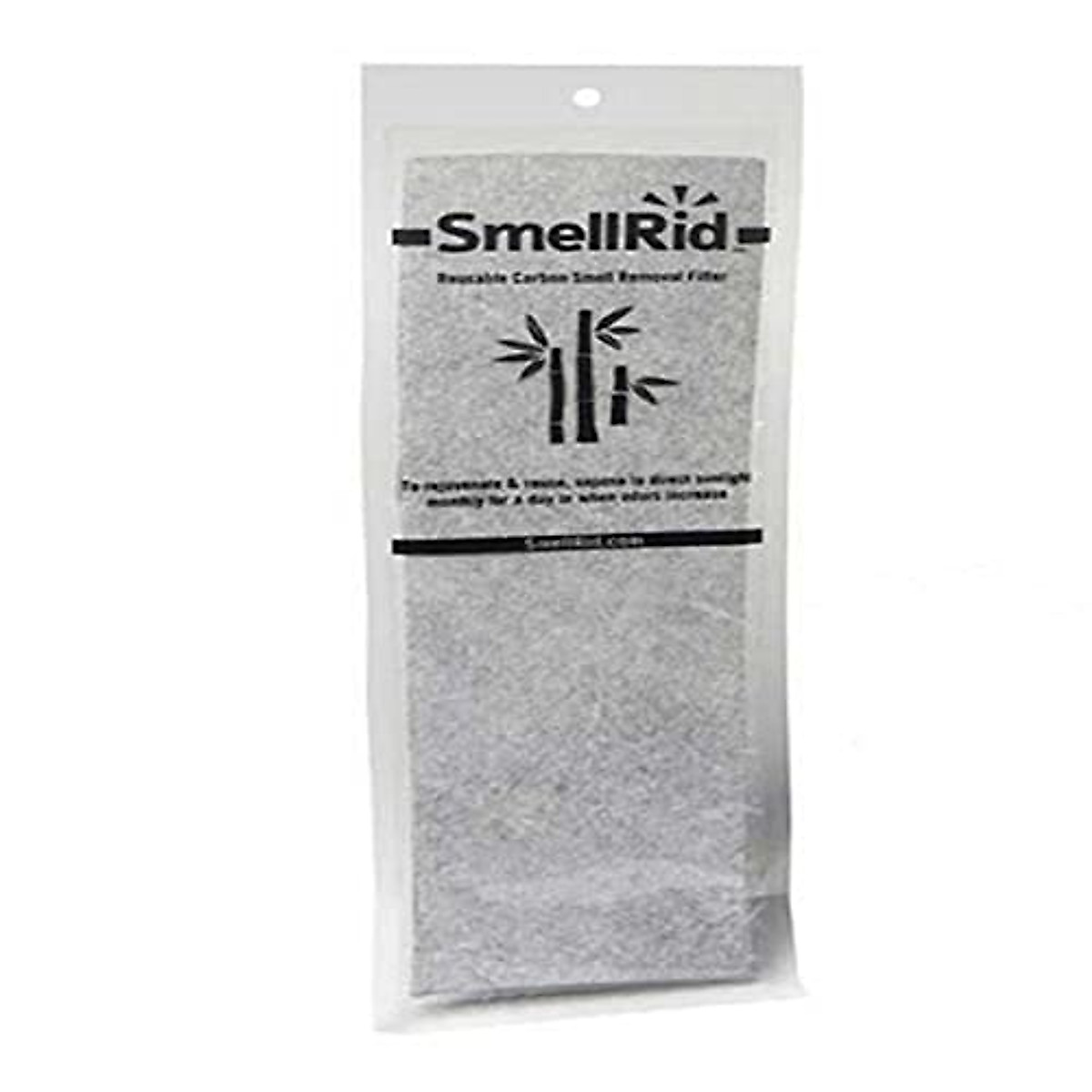 SMELLRID Universal Activated Charcoal Filter Cloth for Odors: (6) 4"x14" Filters/Pack. Cut-to-Fit