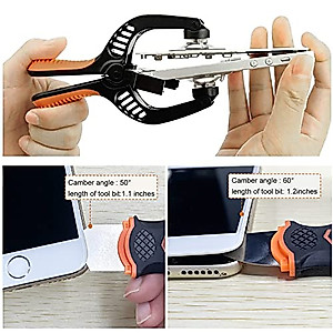 Showpin Smart Phones Suction Cup Tool Opening Pliers Repair LCD Screen, 3 in 1 iPhone Repair Tool Prying Tool Compatible with Cell Phone/Laptop/Tablet PC