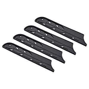 PATIKIL Plastic Safety Knife Cover Sleeves for 8" Bread Knife, 4 Pack Knives Edge Guard Blade Protector Universal Knife Sheath for Kitchen, Black
