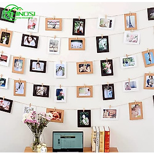 30pcs Large Wooden Clothespins, Sturdy and Heavy Duty Clothes Pins for Hanging, Outdoor, Crafts